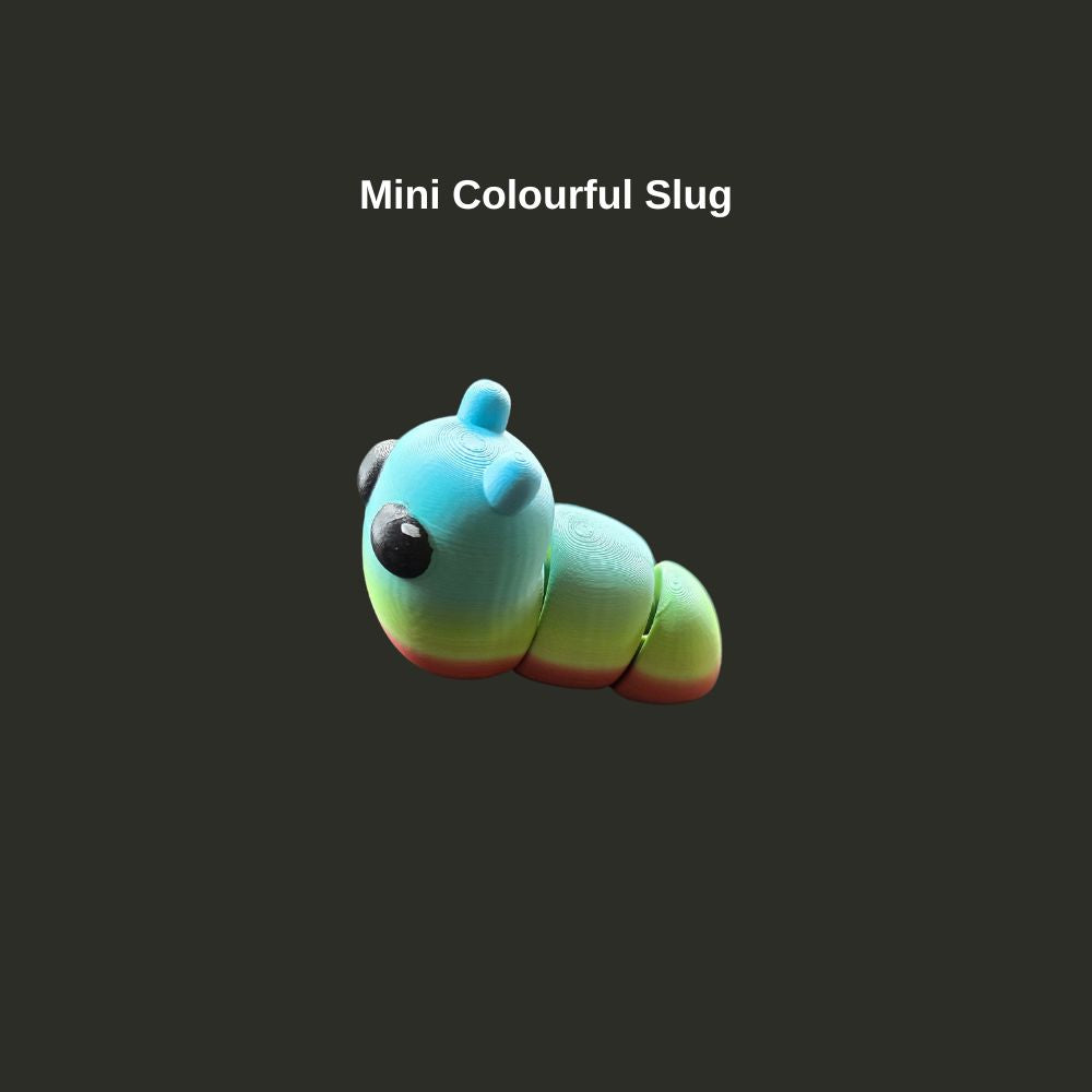 Mini Colourful Slug Chaos 3D Printing mini-colourful-slug-chaos-3d-printing